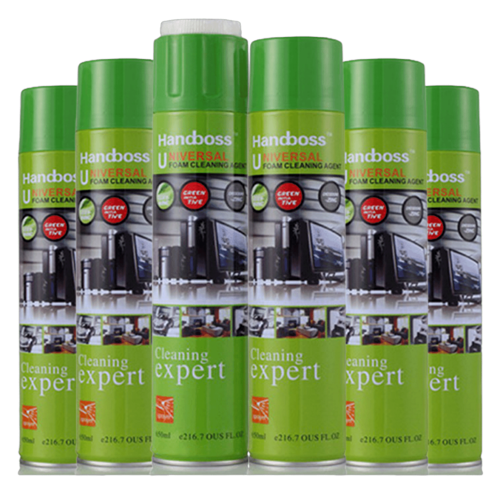 Handboss Universal Foam Cleaning Agent 650ml Spray Bottle – Visiro Technologies