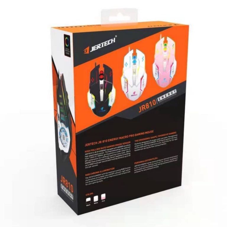 JERTECH JR810 USB Wired Gaming Mouse – Visiro Technologies
