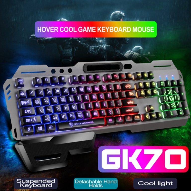 SHIPADOO GK70 Machanical USB Wired Gaming Keyboard – Visiro Technologies