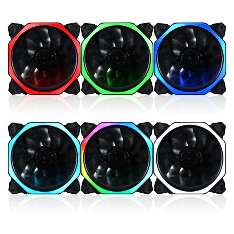 RGB 5 Set Casing Fan With Remote 12cm – Visiro Technologies