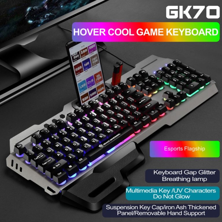 SHIPADOO GK70 Machanical USB Wired Gaming Keyboard – Visiro Technologies